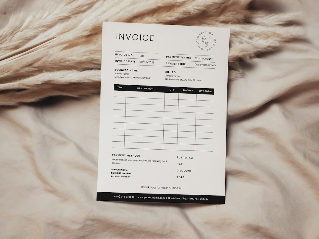 Simple Freelance Invoice Template, Simple Sales Invoice Template ...