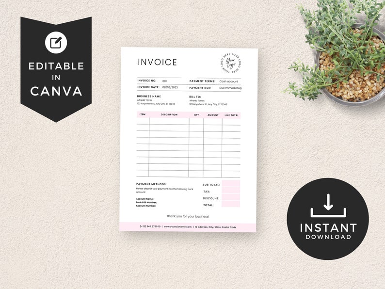 Simple Freelance Invoice Template, Simple Sales Invoice Template ...