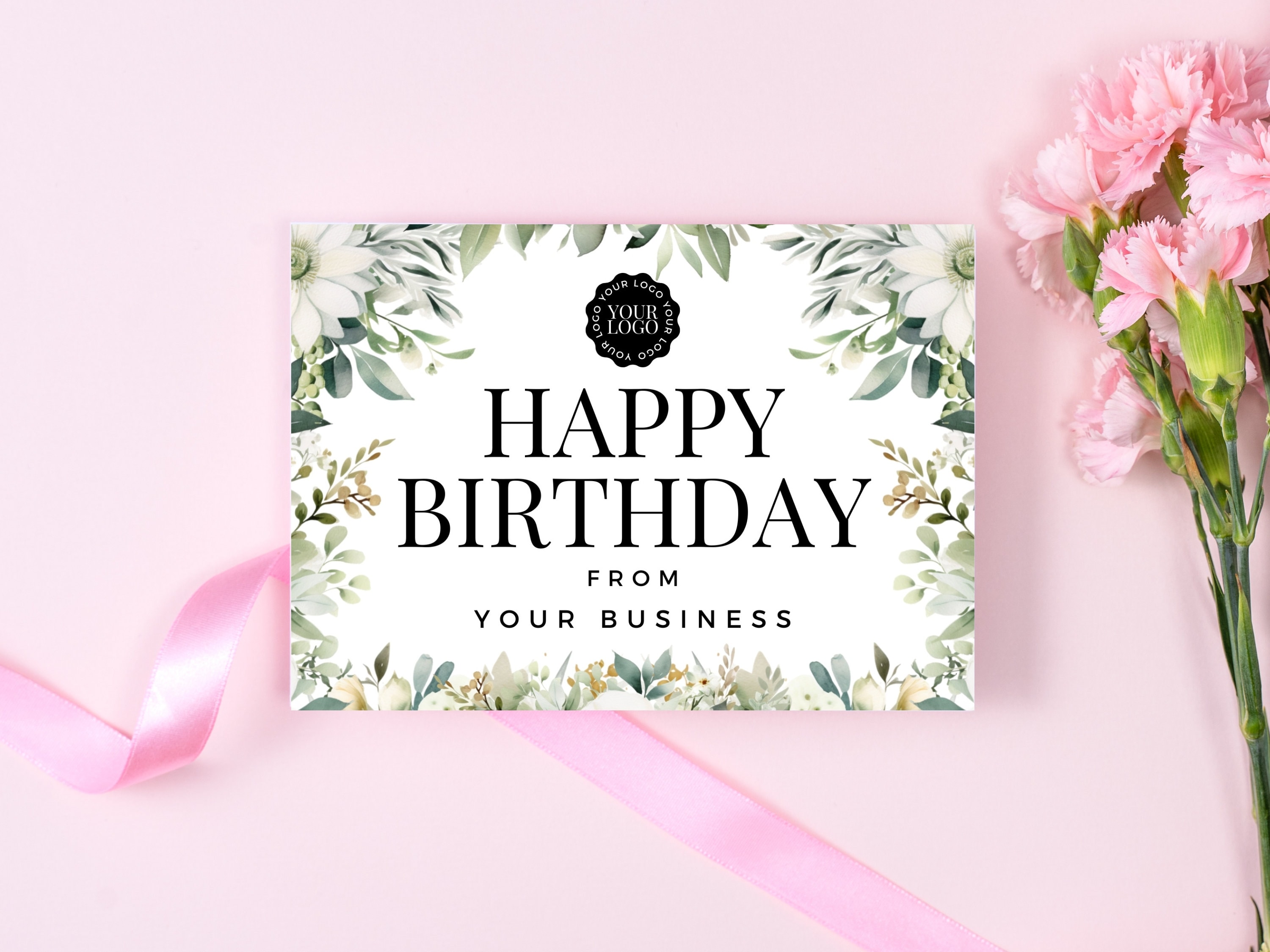 Happy Birthday Cards for Clients, Corporate Birthday Cards, Customer ...