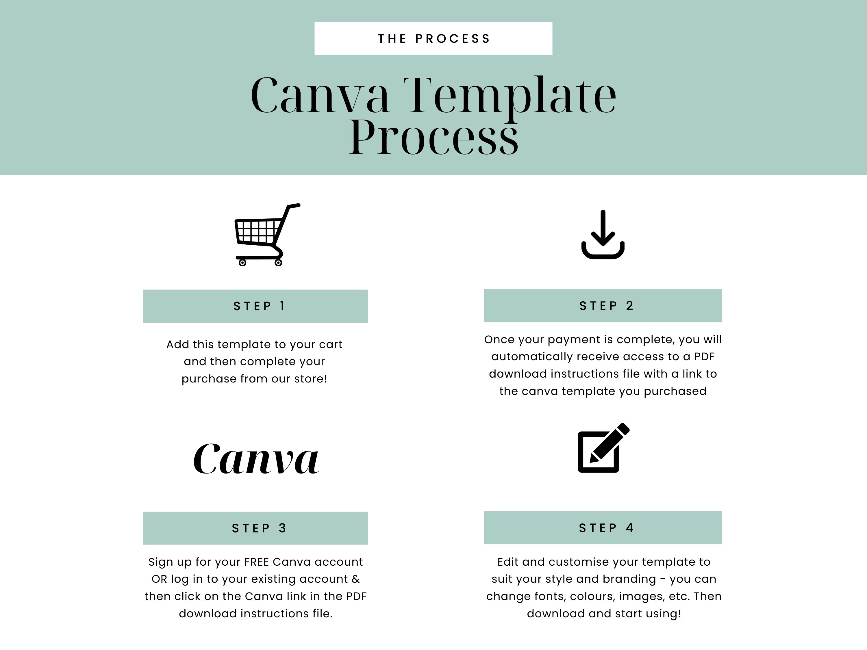 Afternoon Tea Menu Template, Canva Restaurant Menu, INSTANT DOWNLOAD ...