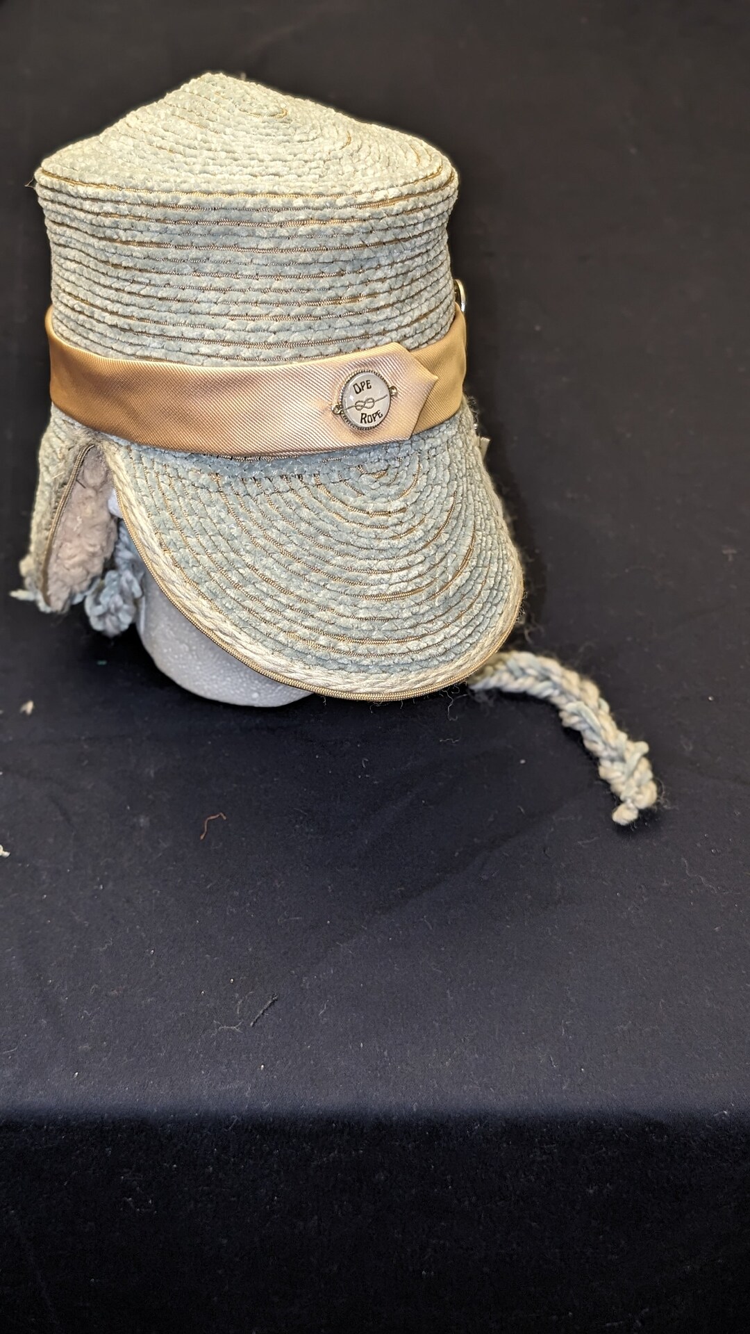 7 Tan and Mint Green Fur Trapper 'ope Rope - Etsy