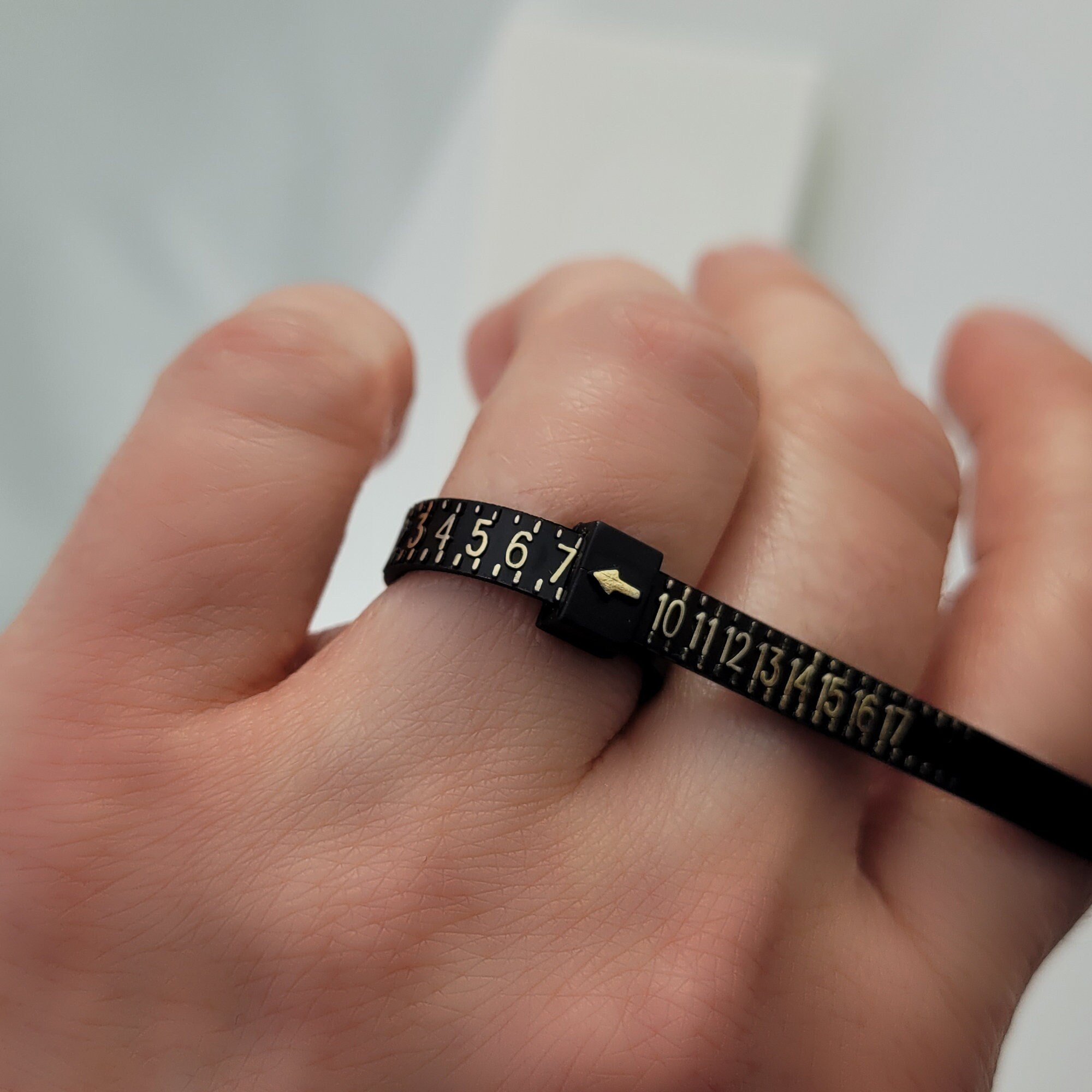 Ring Sizer Reusable Ring Sizer Plastic Ring Sizer Find Your Ring Size ...