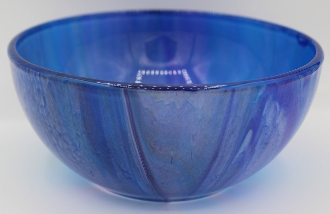 6-inch Glass Acrylic Pour Painted Bowl - Etsy