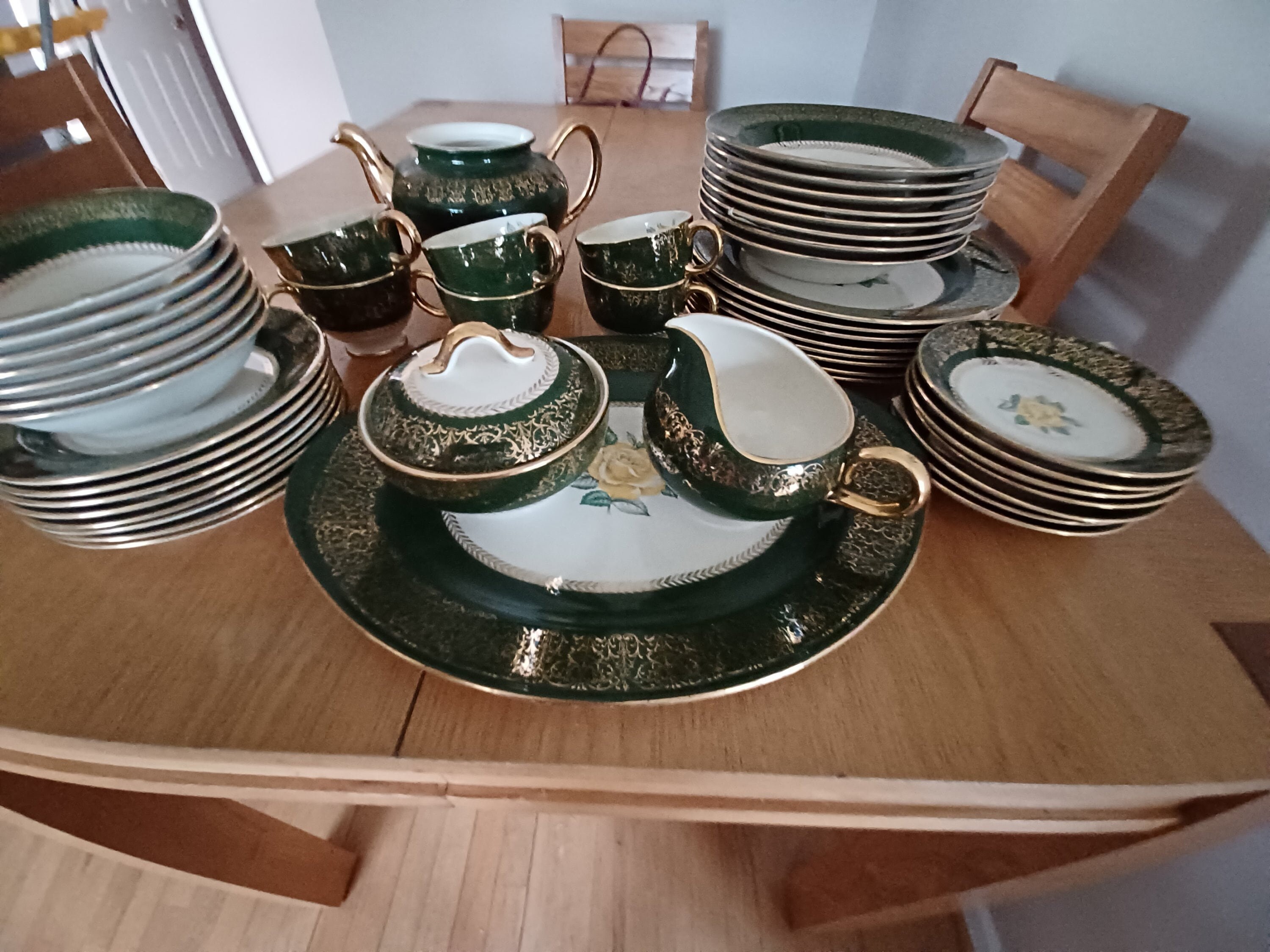 Homer Laughlin Nautilus Lady Greenbriar Dinner Sets - Etsy