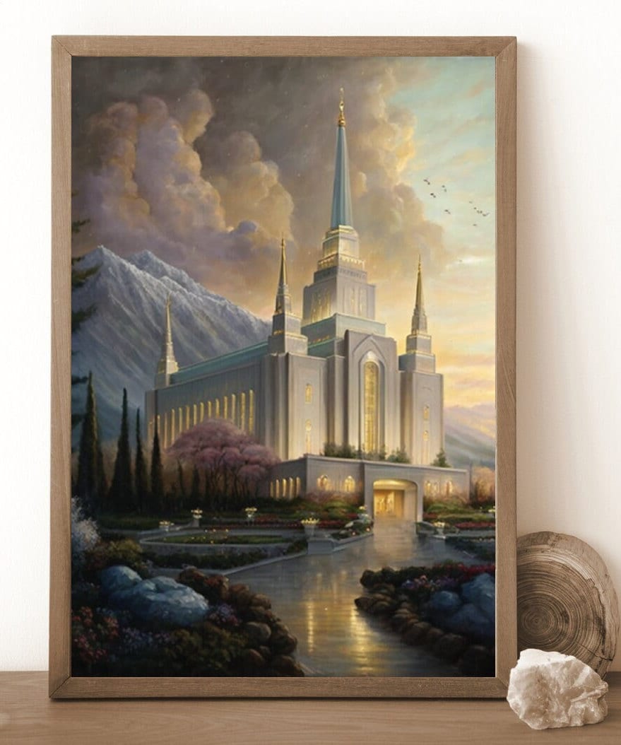 Painting of an LDS Temple, Lds, Lds Temple, Christian Painting ...