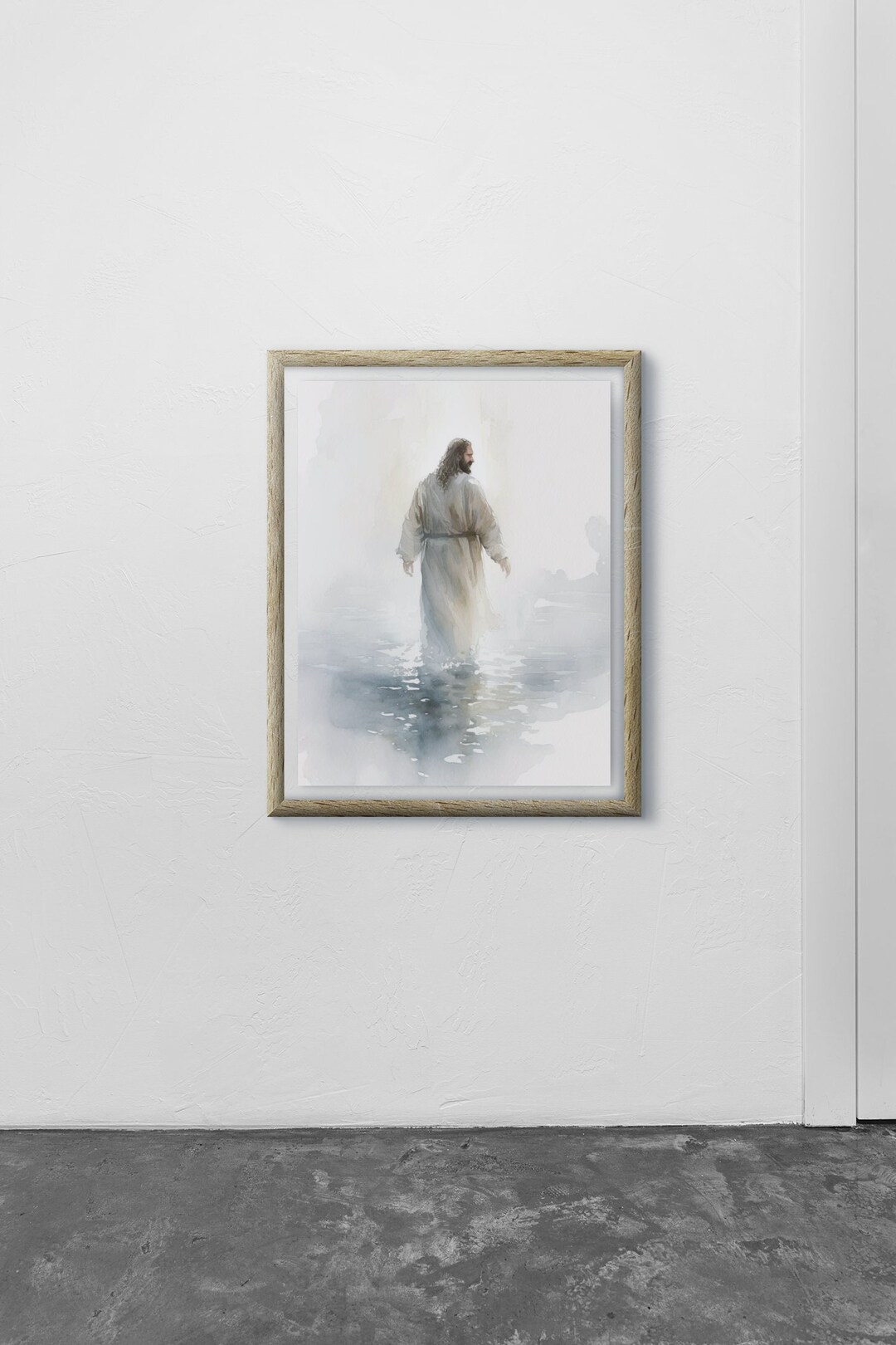 Water Painting of Jesus Christ, Jesus Christ Painting, Jesus Christ ...