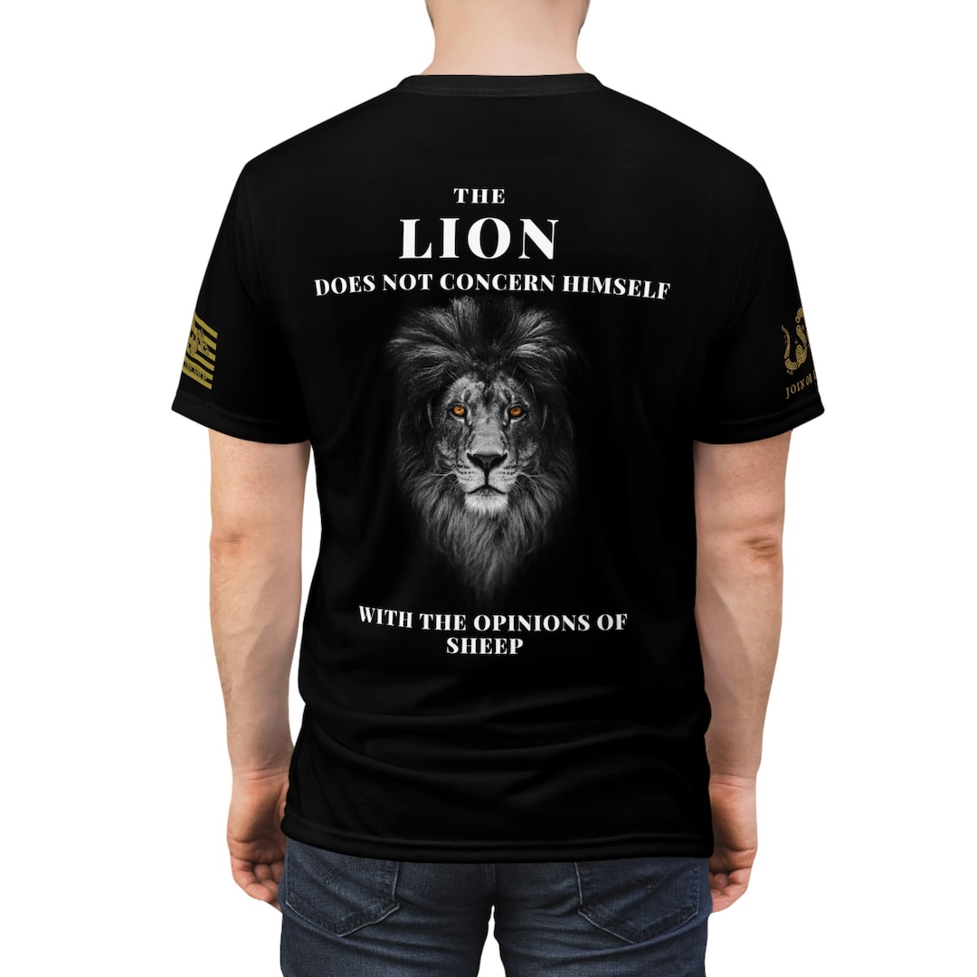 The Lion Does Not Concern Himself With the Opinions of Sheep - Etsy