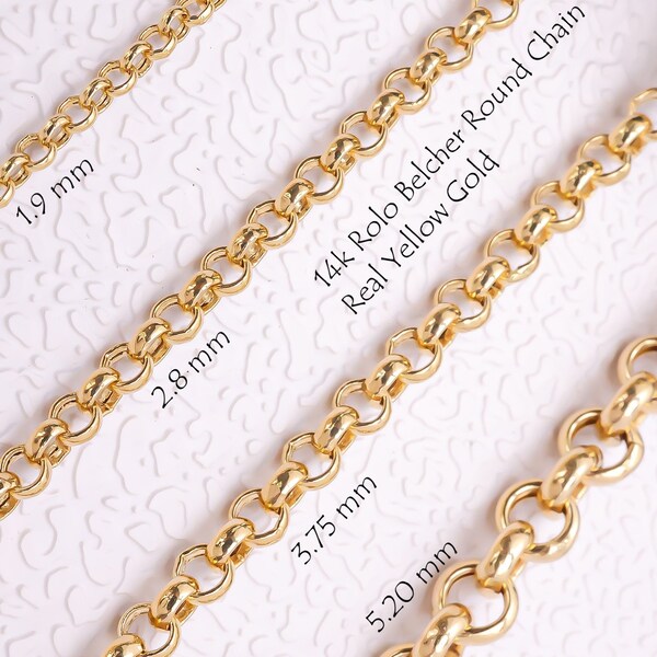 Rolo Chain Necklace - Etsy