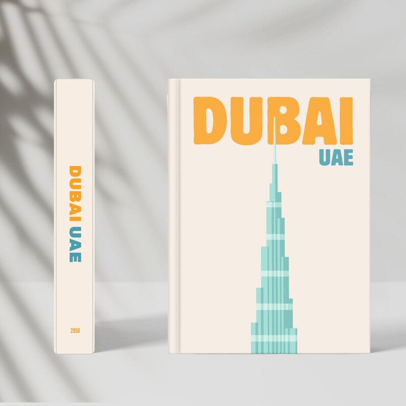 Dubai Travel Photobook : Canva Template, Holiday Photo Album, Coffee ...
