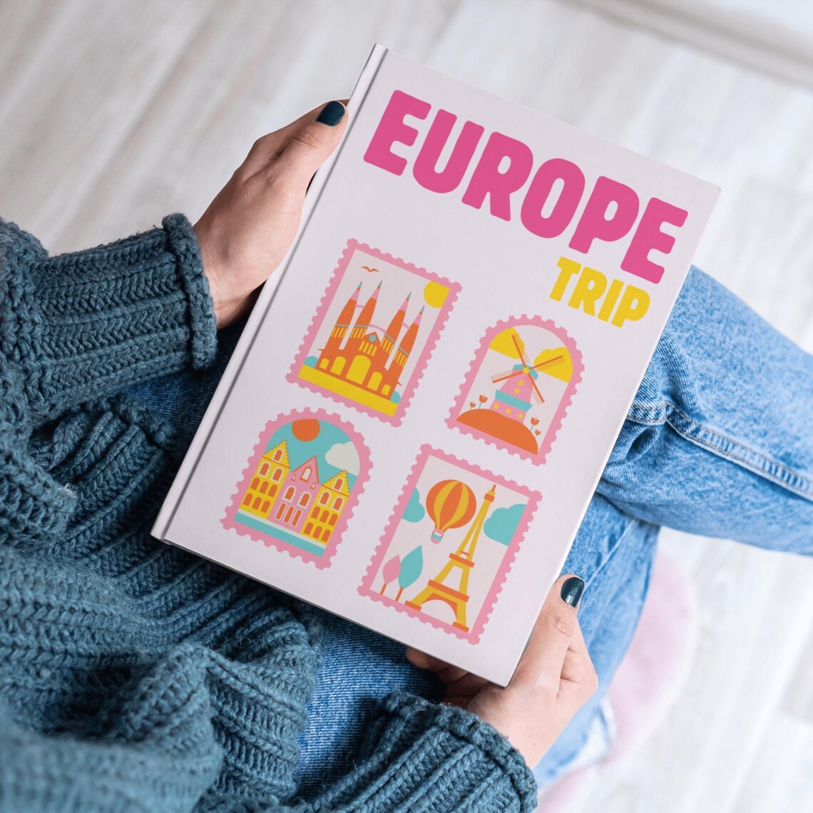 Europe Travel Photobook : Canva Template, Holiday Photo Album, Coffee ...