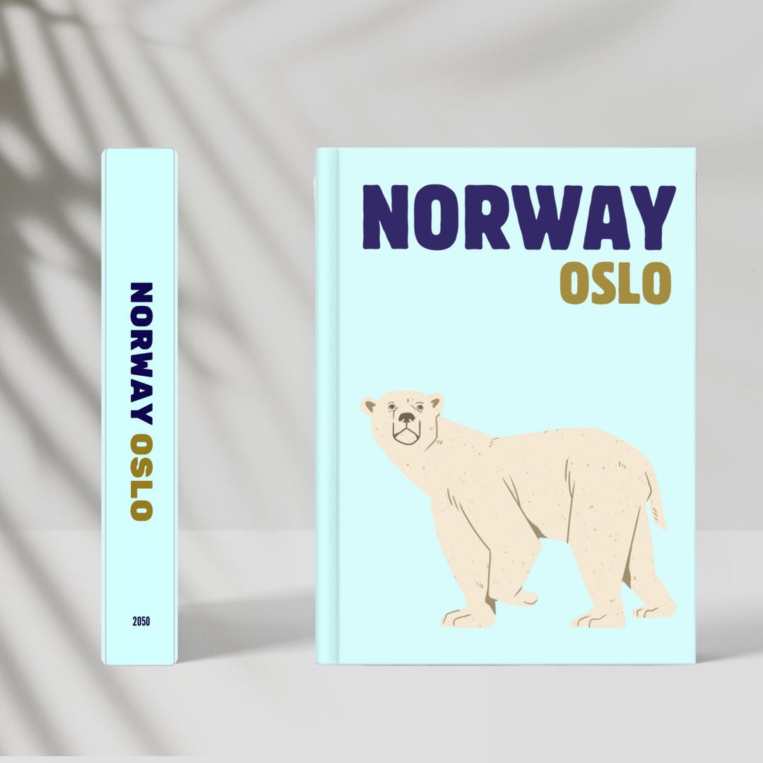 Norway Travel Photobook : Canva Template, Holiday Photo Album, Coffee ...