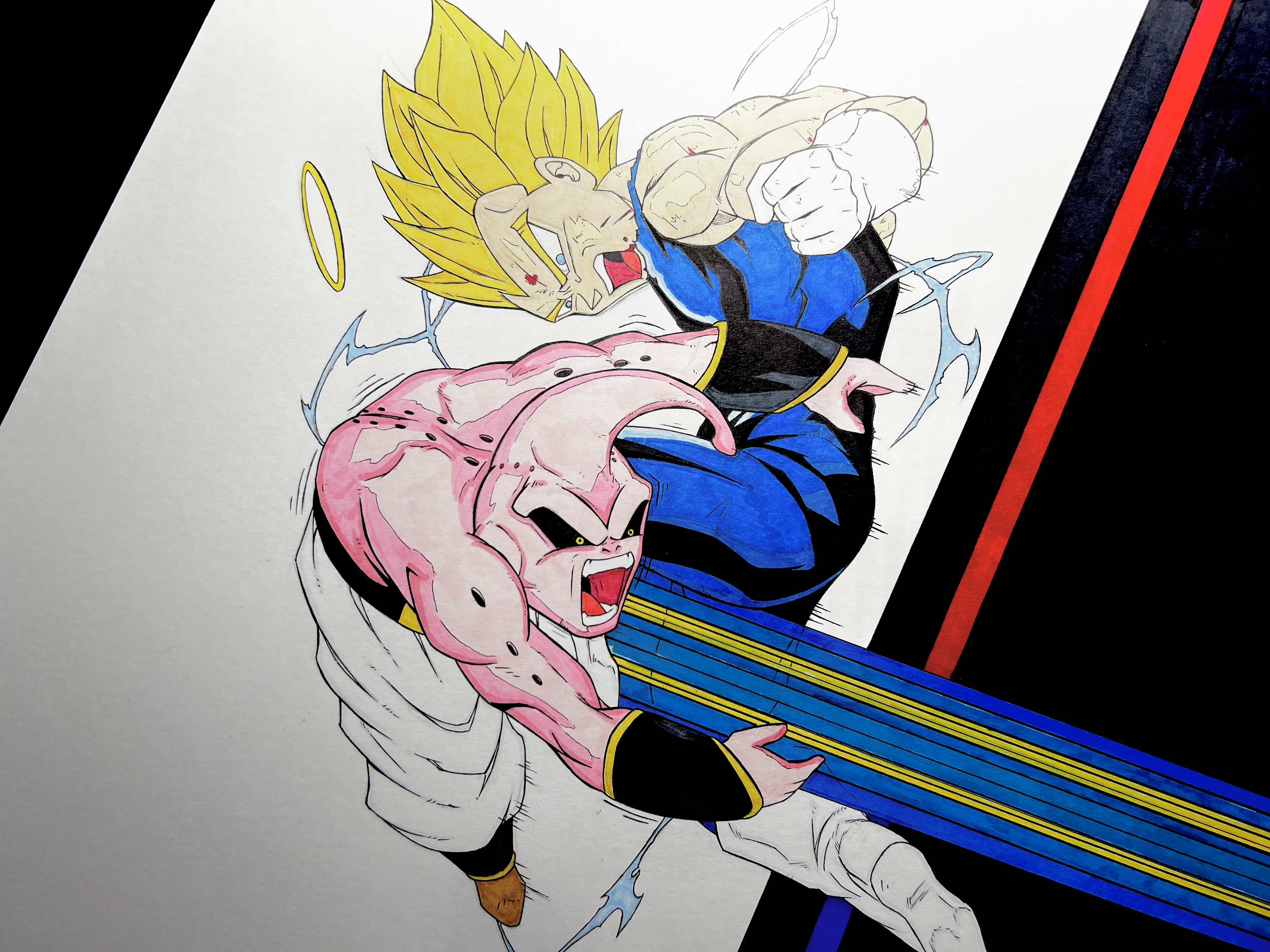 Vegeta Vs Buu - Etsy