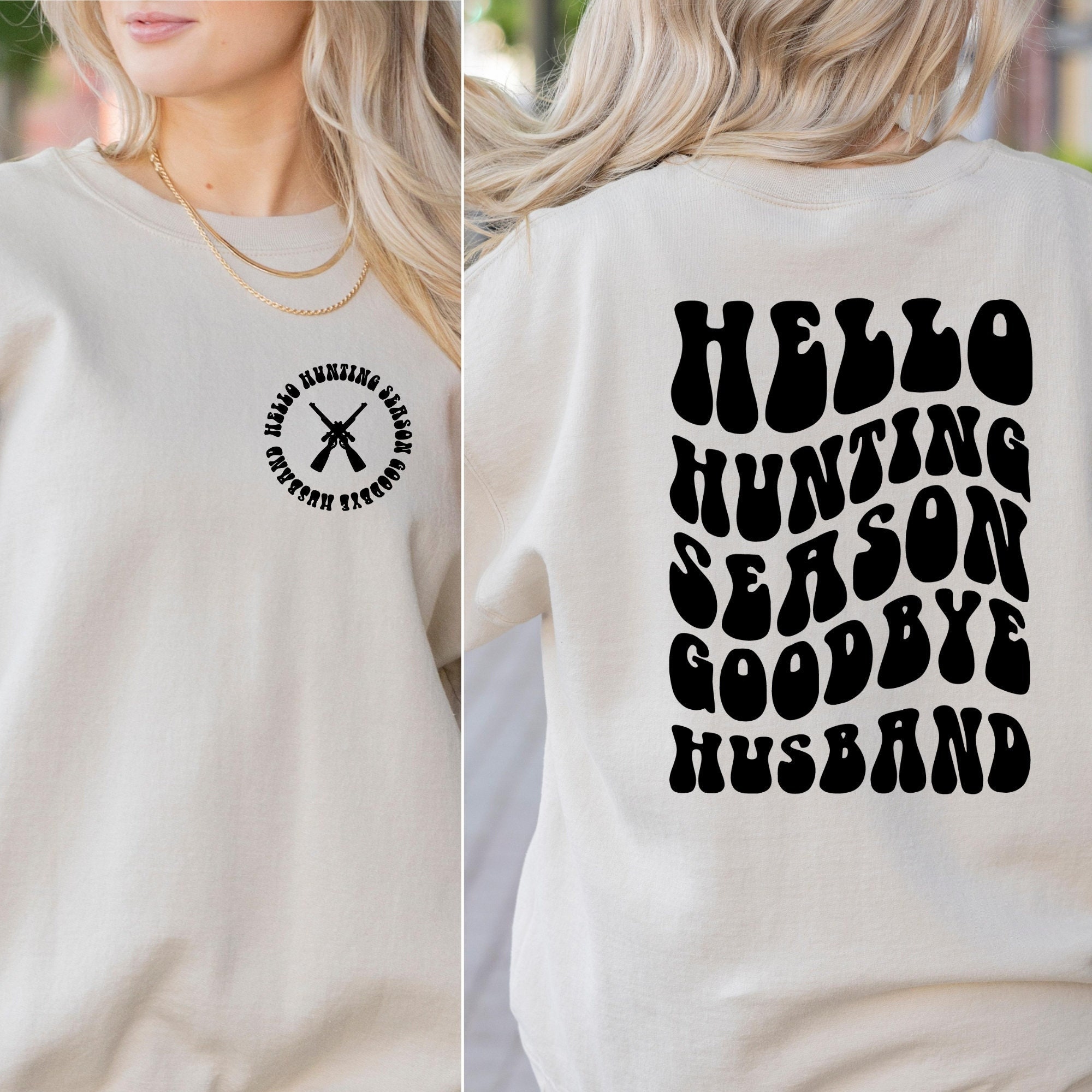 Hello Hunting Season Goodbye Husband Shirt Hunting Season - Etsy