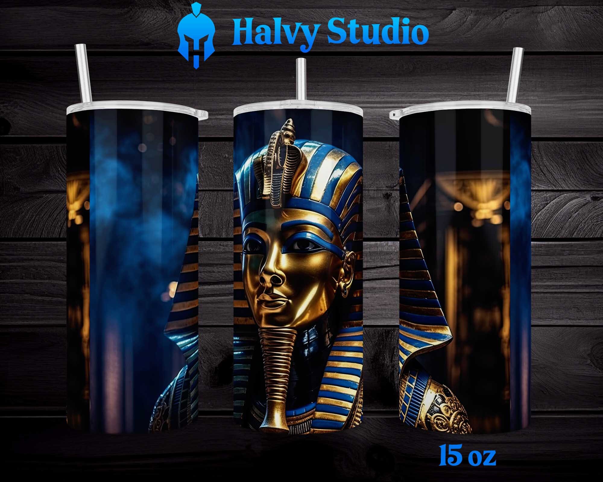 Egyption Pharaoh Statue #0185 Sublimation Design for 15oz, 20oz ...