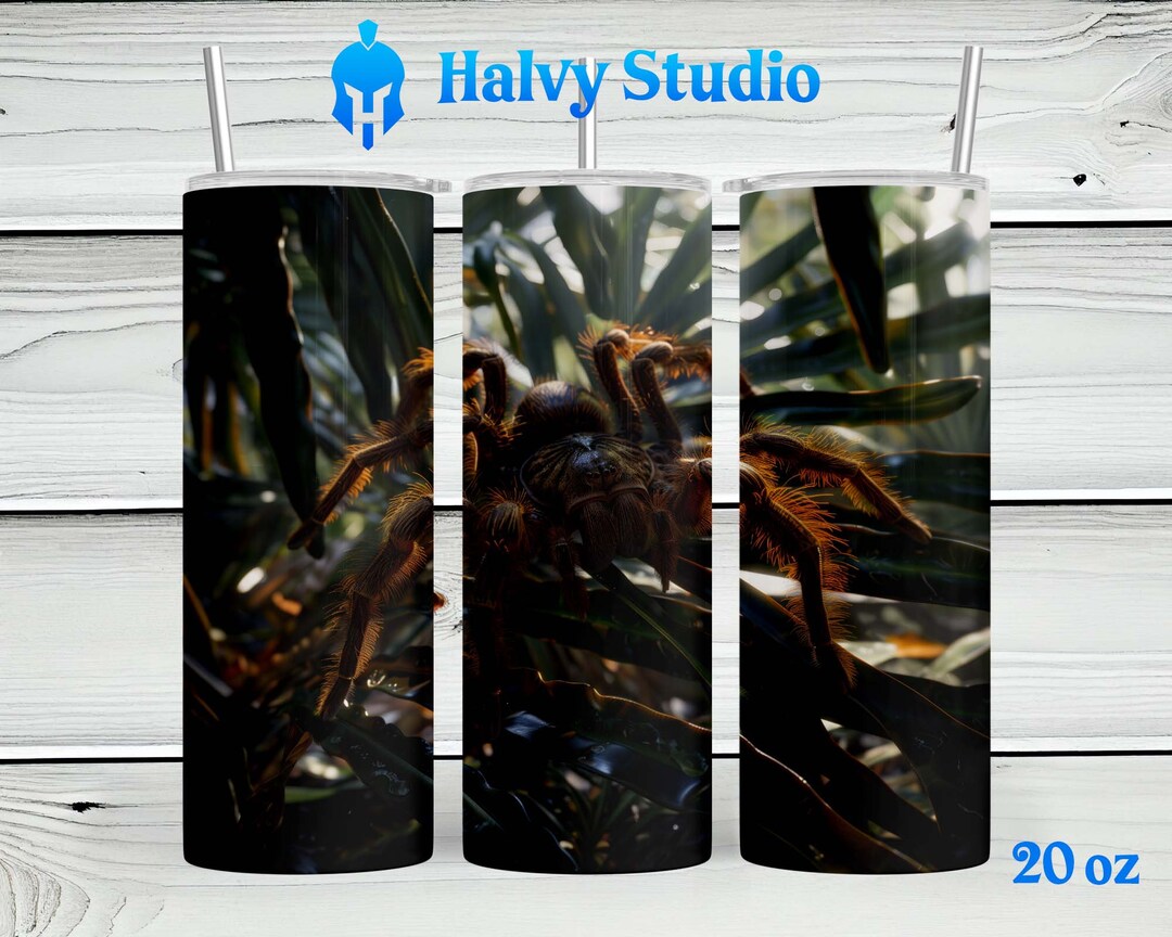 Goliath Tarantula #0208 Sublimation Design for 15oz, 20oz Straight ...
