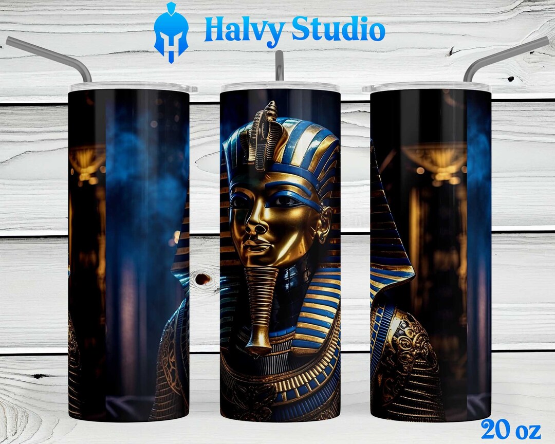 Egyption Pharaoh Statue #0185 Sublimation Design for 15oz, 20oz ...