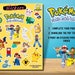 Pokemon Stickers Ldesign Bundle Print at Home PDF, PNG, JPG Printable ...