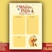 Winnie the Pooh Daily, Weekly - Monthly Planner Notes 4 PAGES Printable ...