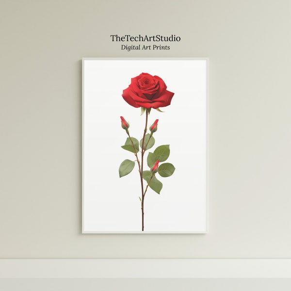 Red Rose Decor - Etsy