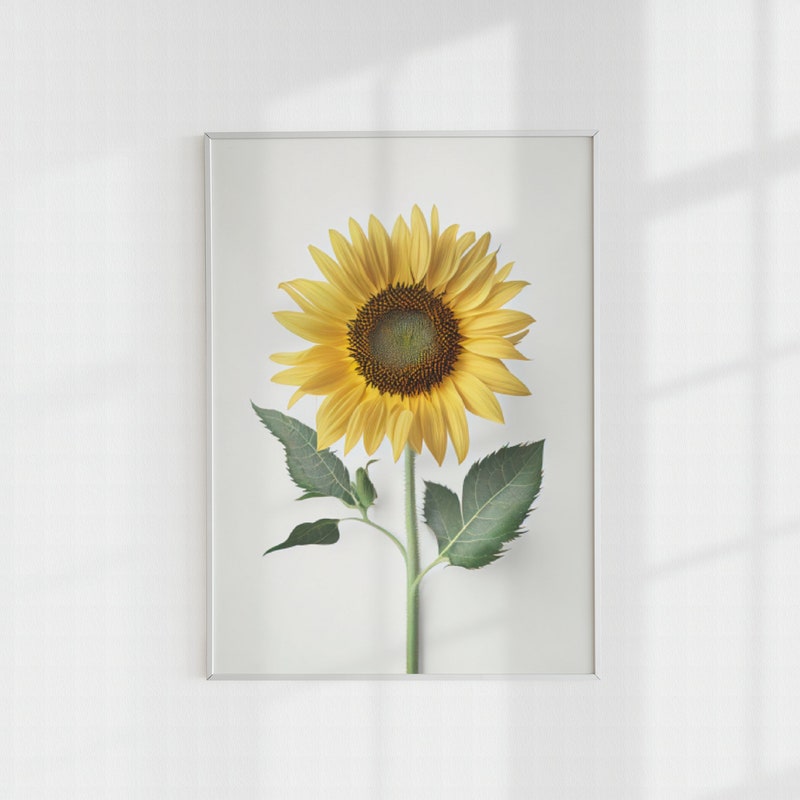 Sunflower Print - Etsy