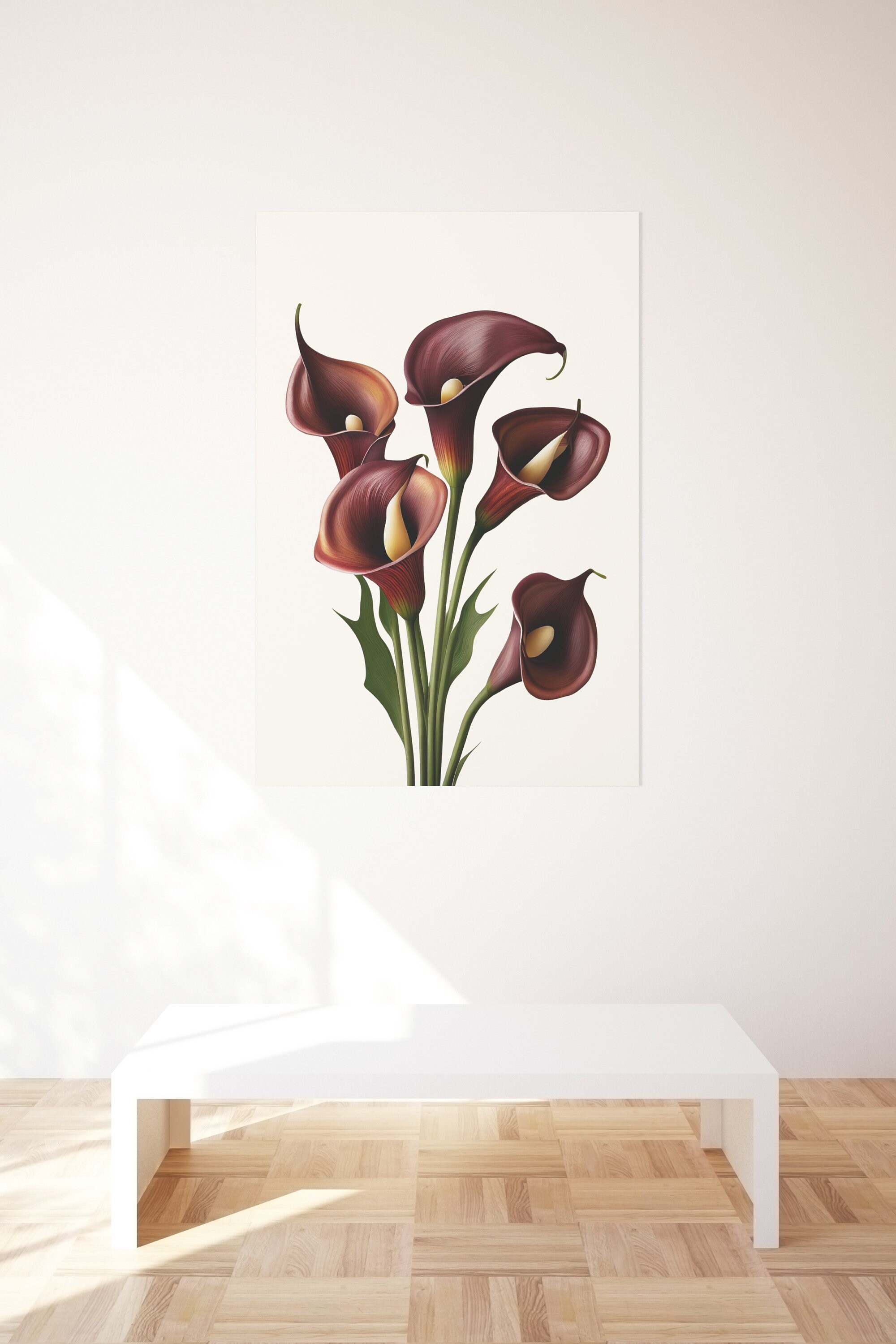 Calla Lily Bouquet, Calla Lily, Calla Lily Wall Art, Floral Prints ...