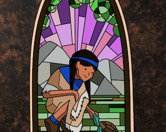 St. Anne Sticker | Vinyl Sticker | Catholic Saint Stickers - Etsy