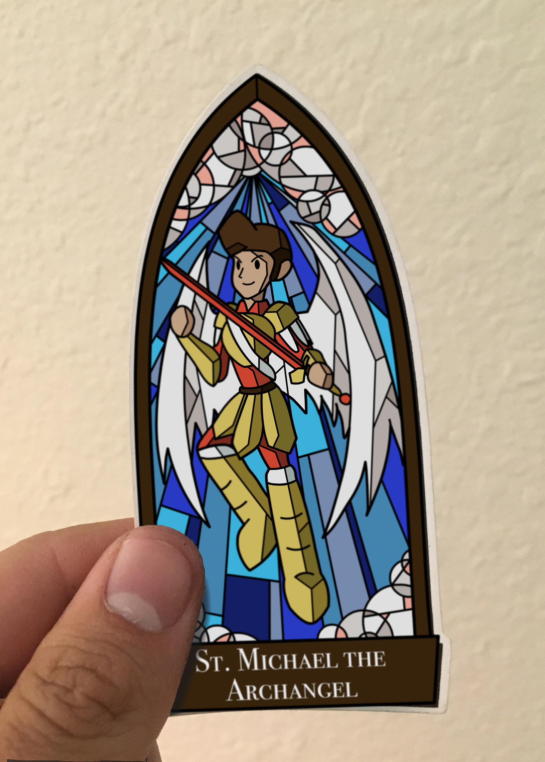 St. Michael the Archangel Saint Sticker | Vinyl Sticker | Catholic ...