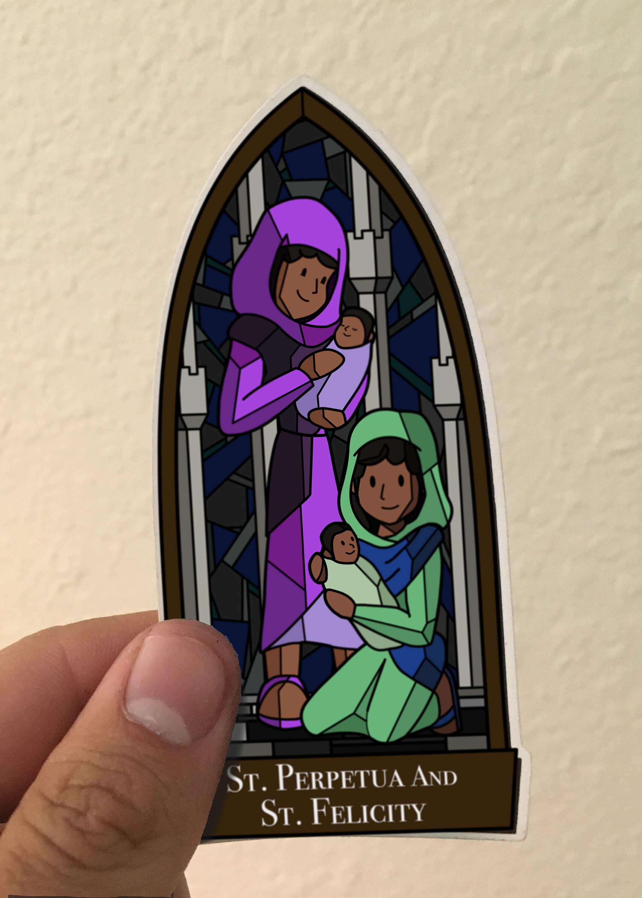 St. Perpetua and St. Felicity Saint Sticker | Vinyl Sticker | Catholic ...