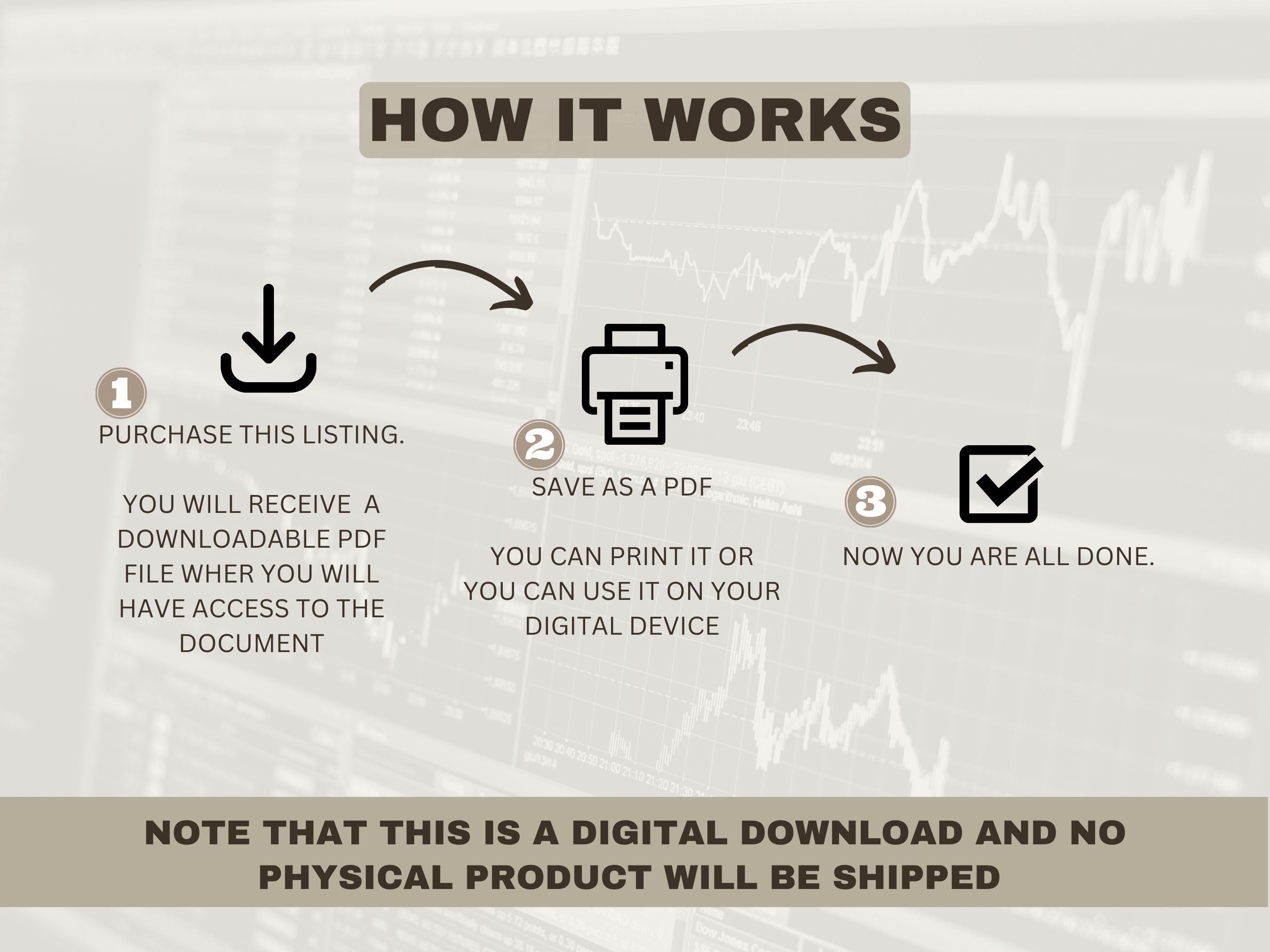 Trading Journal, Digital Planner, PDF Journal, Financial Planner, Stock ...