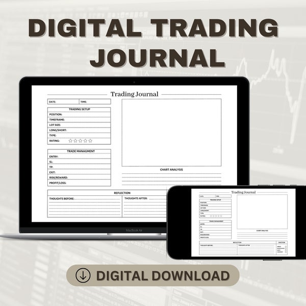 Trading Journal Template - Etsy