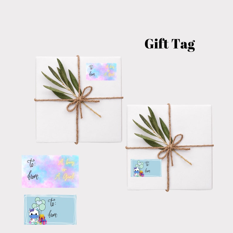 Printable TO & FROM Gift Tags - Etsy