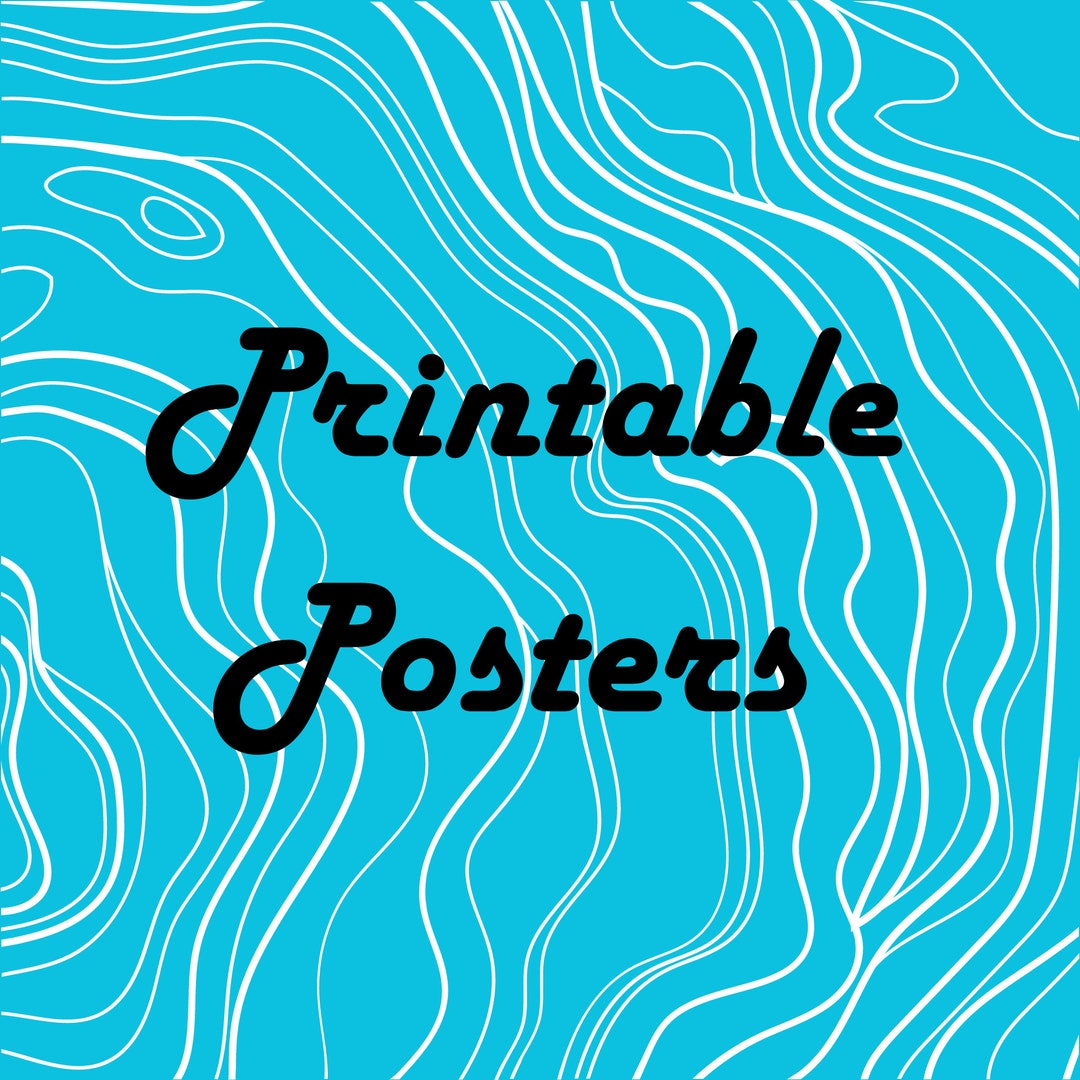 Printable Posters - Etsy