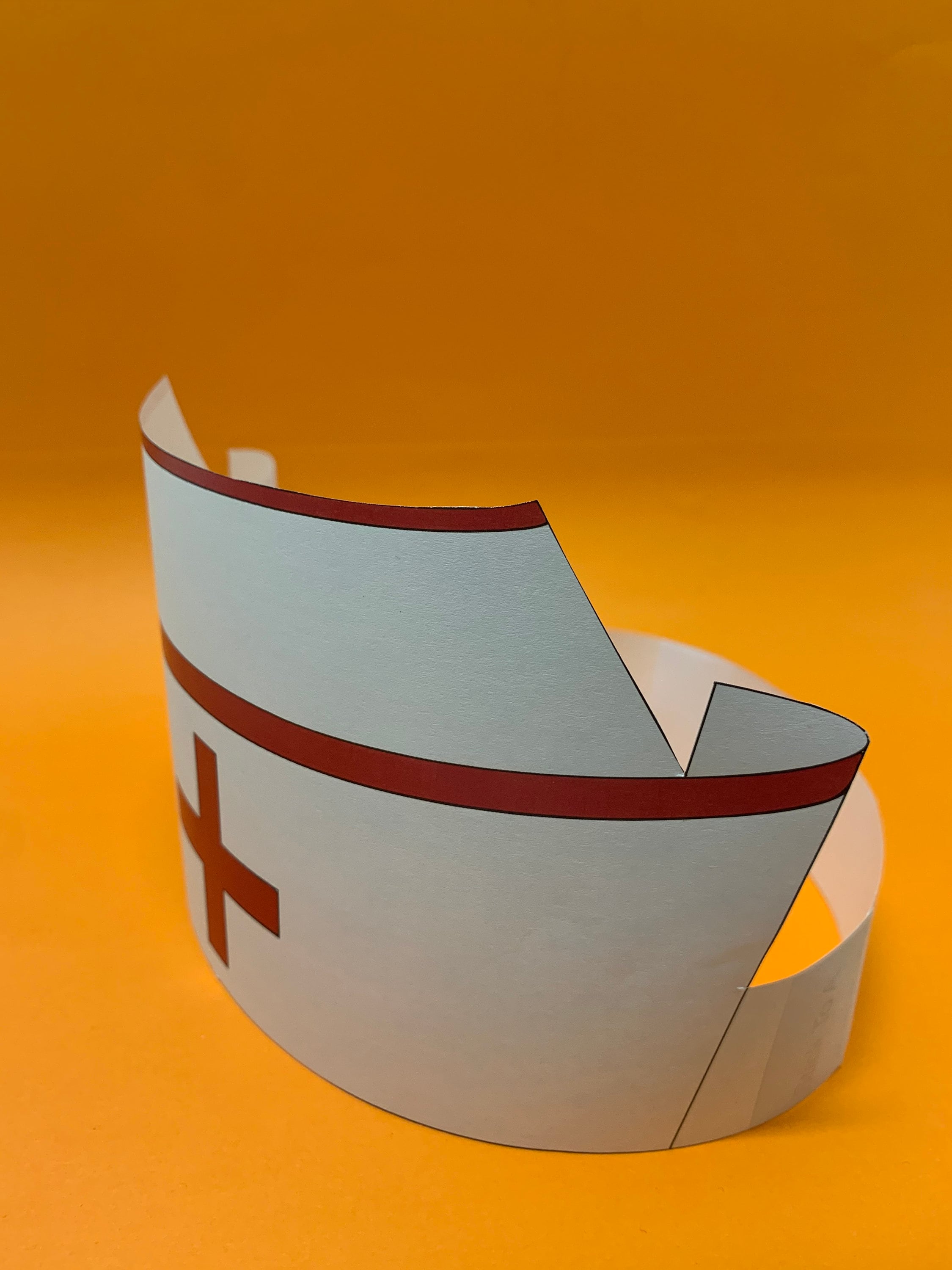 Doctor Hat Paper Crown Template Nurse Hat Paper Crown Headband ...