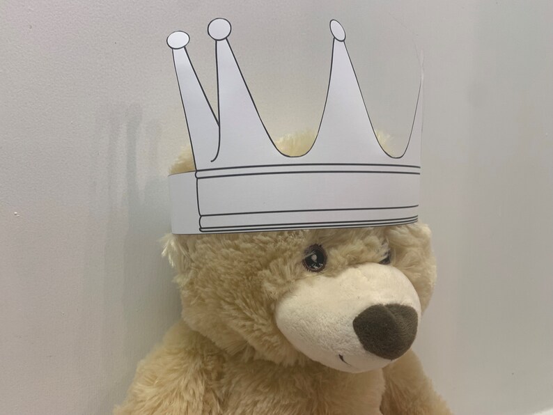 Crown Paper Template - Paper Crown - Headband - Printable - Kids Craft ...