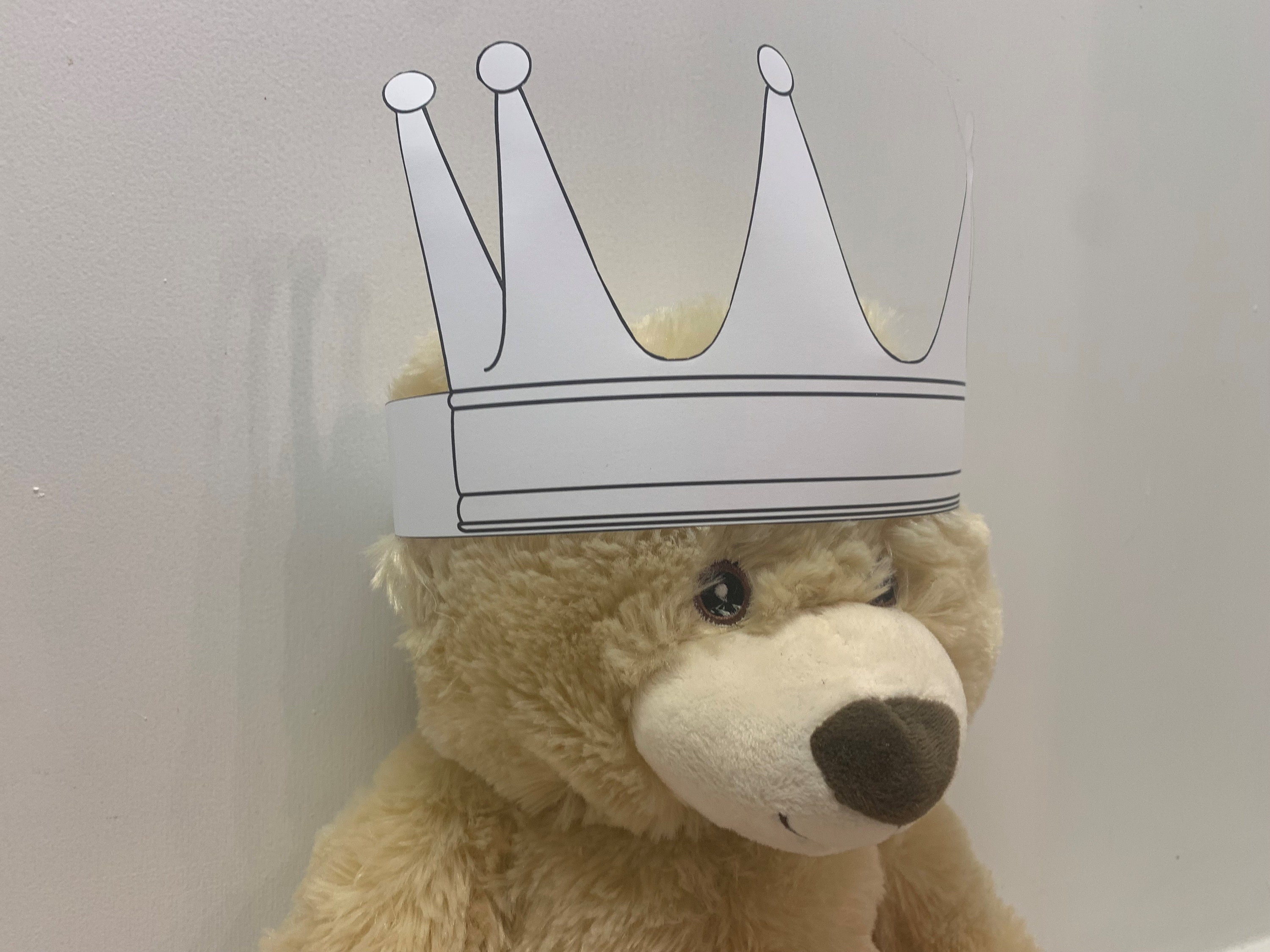 Crown Paper Template - Paper Crown - Headband - Printable - Kids Craft ...