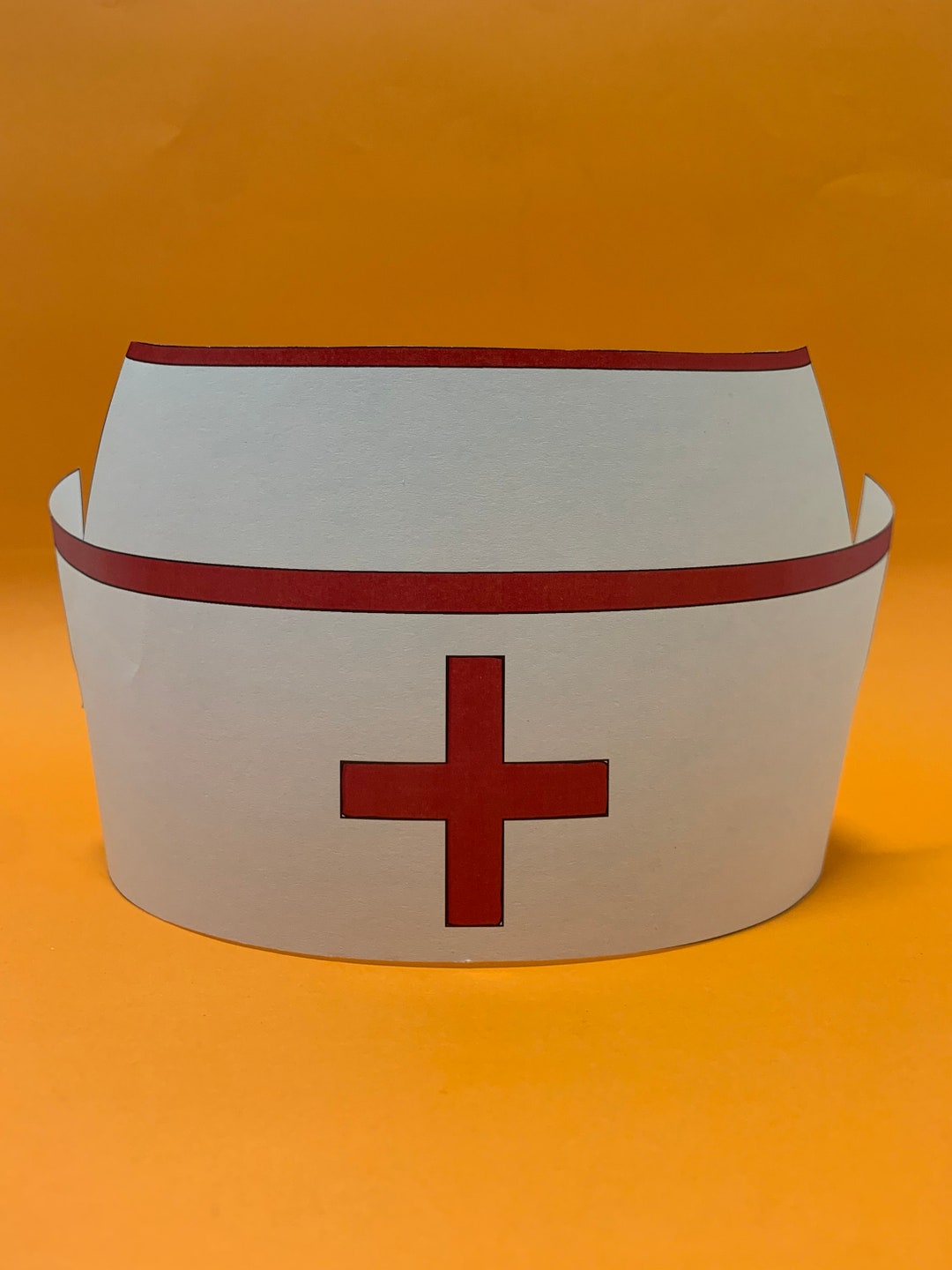 Doctor Hat Paper Crown Template - Nurse Hat- Paper Crown - Headband ...