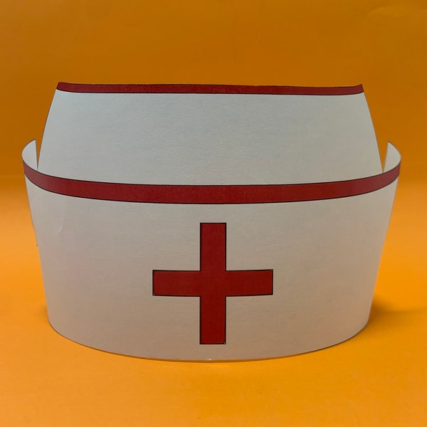Nurse Hat Printable - Etsy