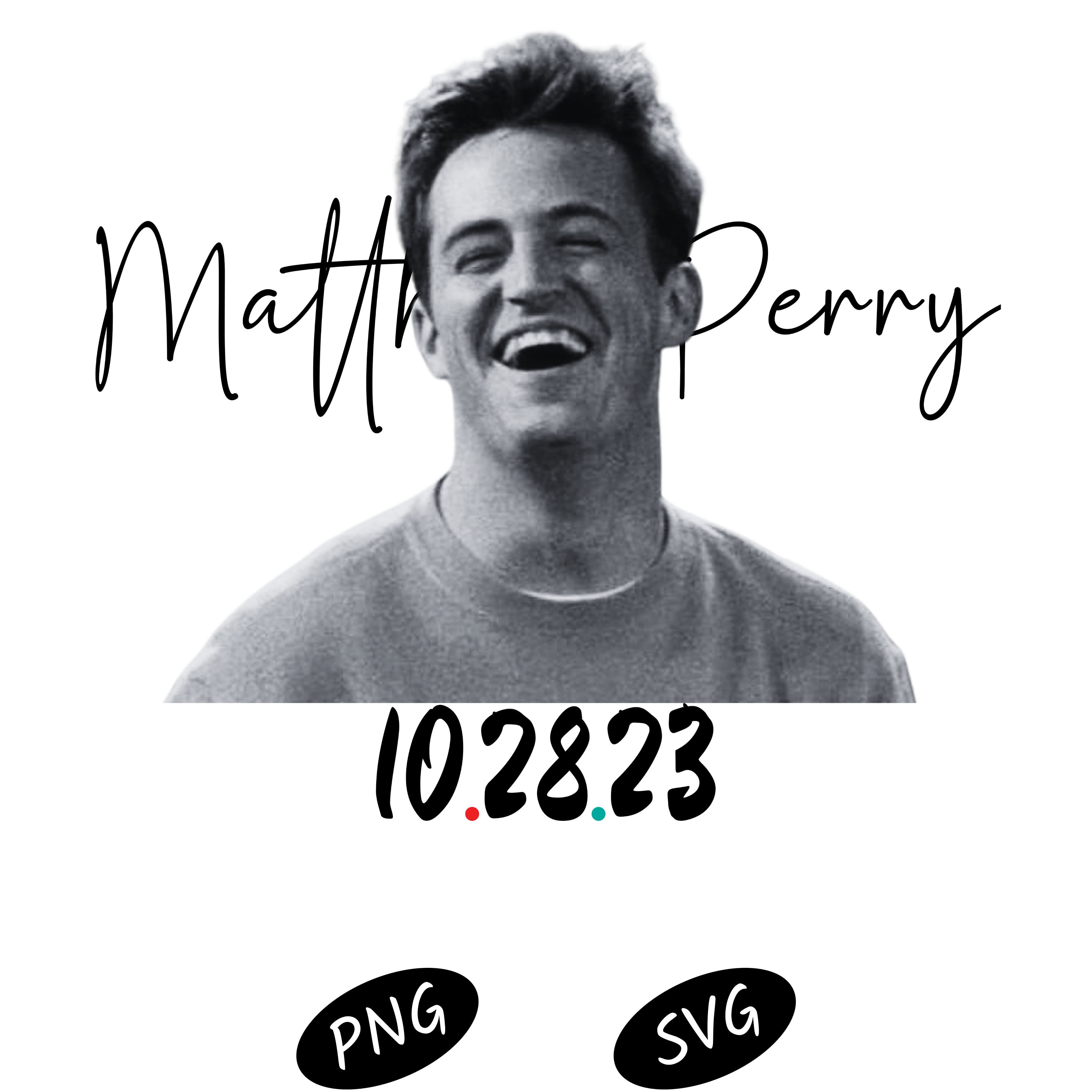 Rest in Peace Matthew Perry SVG, RIP Chandler Bing SVG, Rip Mr. Bing ...