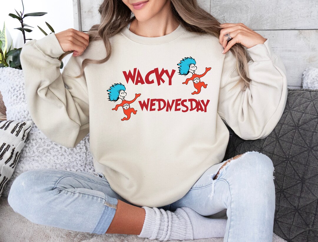 Wacky Wednesday SVG PNG, Dr Seuss Thing 1 Thing 2 SVG, Read Across ...