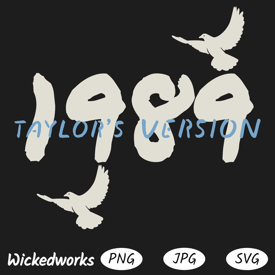 Taylor Swift 1989 Taylors Version Logo PNG 1989 TV PNG 1989 - Etsy Israel