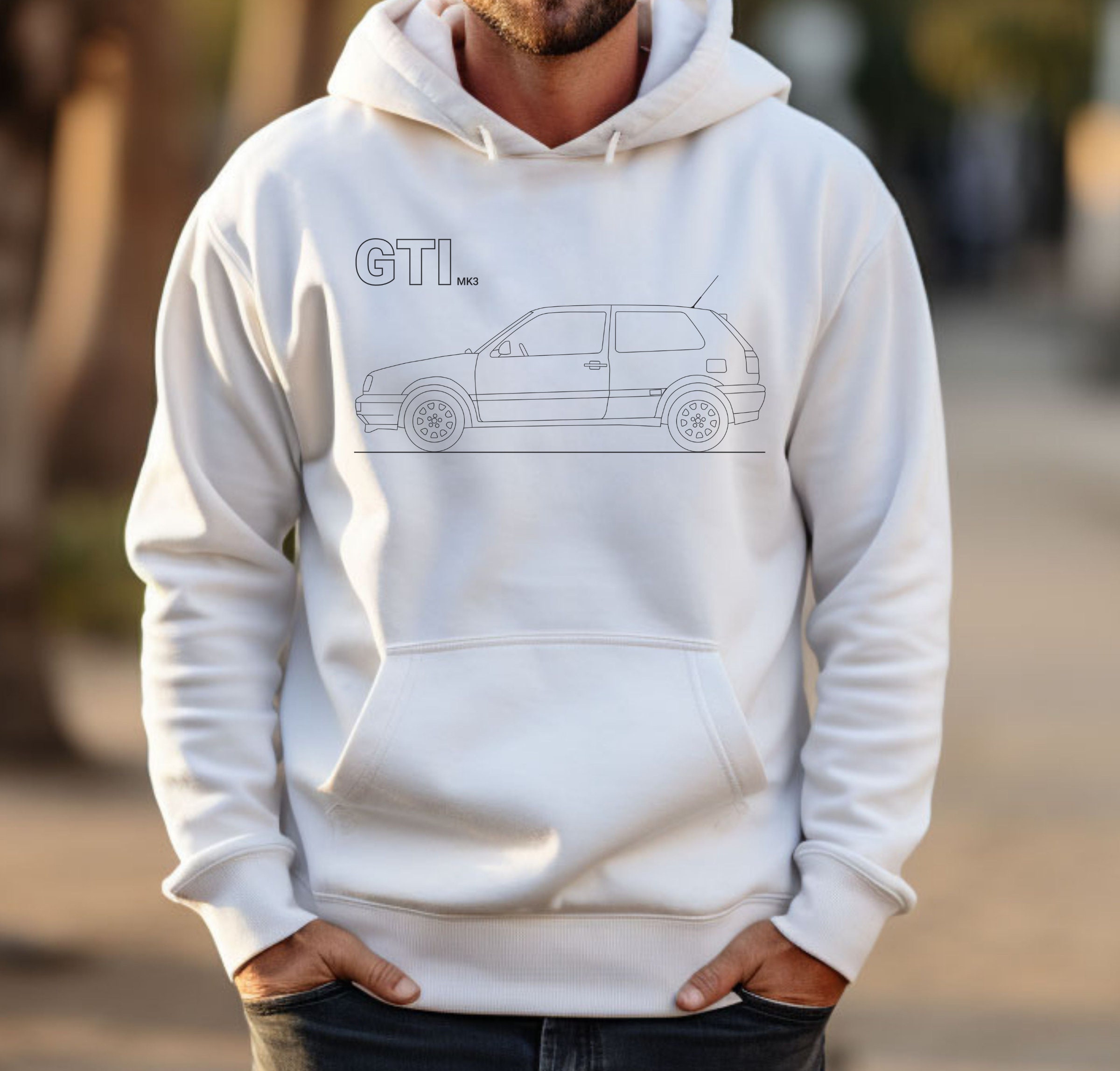 Volkswagen Golf GTI MK3 Hoody, Rabbit, Hot Hatch, Gift for Car Guys ...
