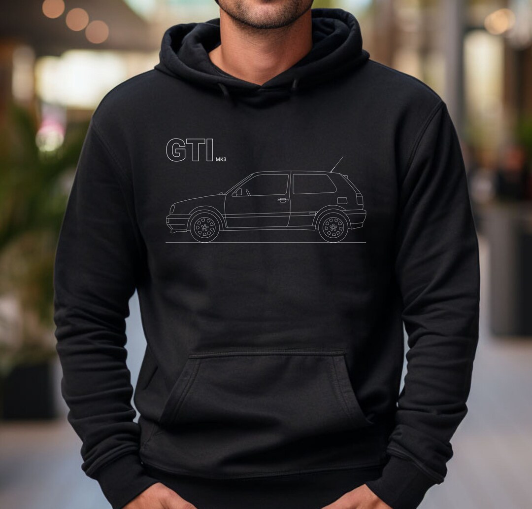 Volkswagen Golf GTI MK3 Hoody, Rabbit, Hot Hatch, Gift for Car Guys ...