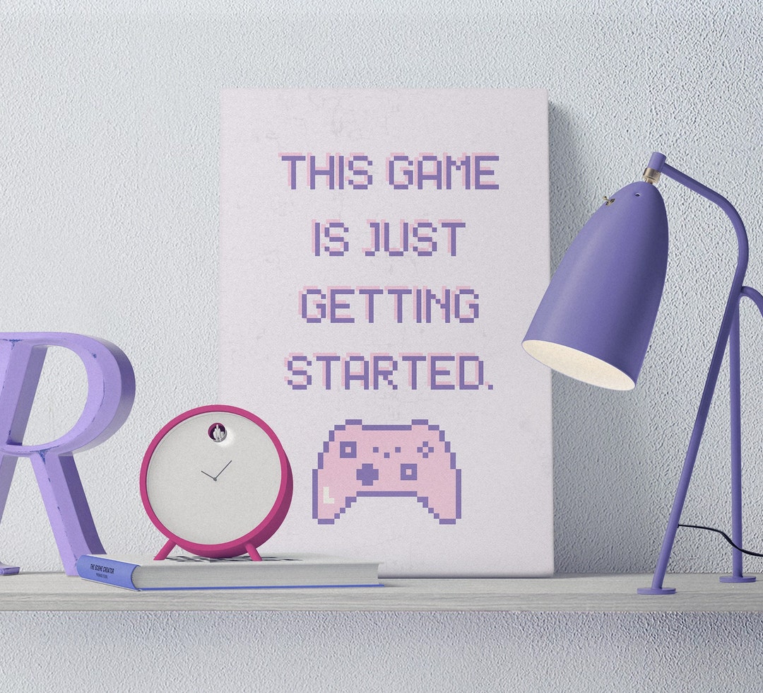 Cozy Pastel Videogame Pixel Art Controller Lofi Aesthetic Digital ...