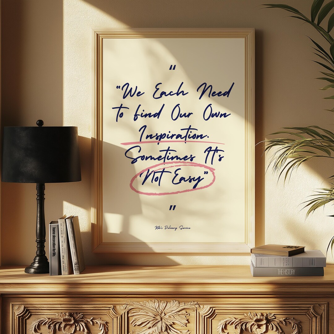 Inspiration Kiki's Delivery Service Quote | Studio Ghibli Inspired ...