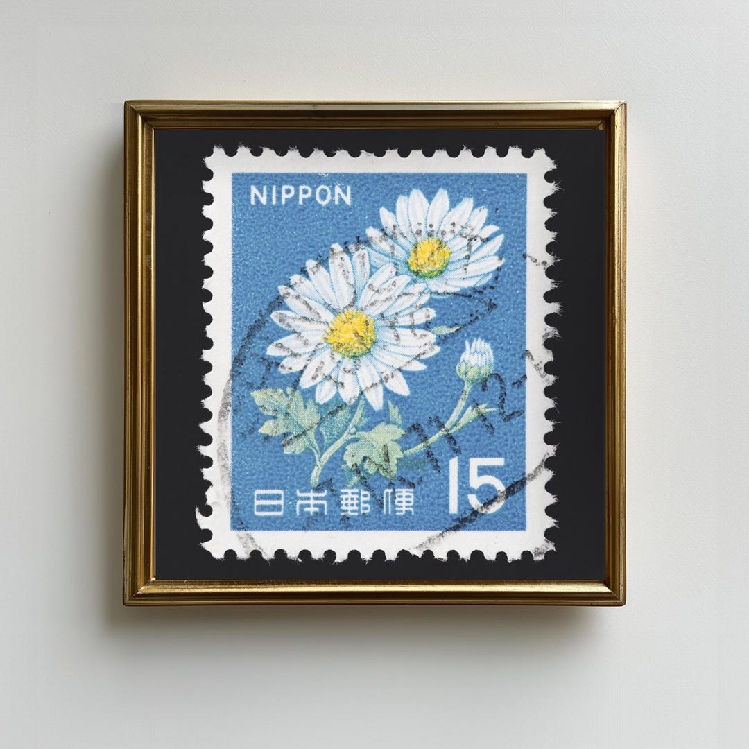 Nippon Japan Vintage Postage Stamp Printable Poster | Japan Travel ...