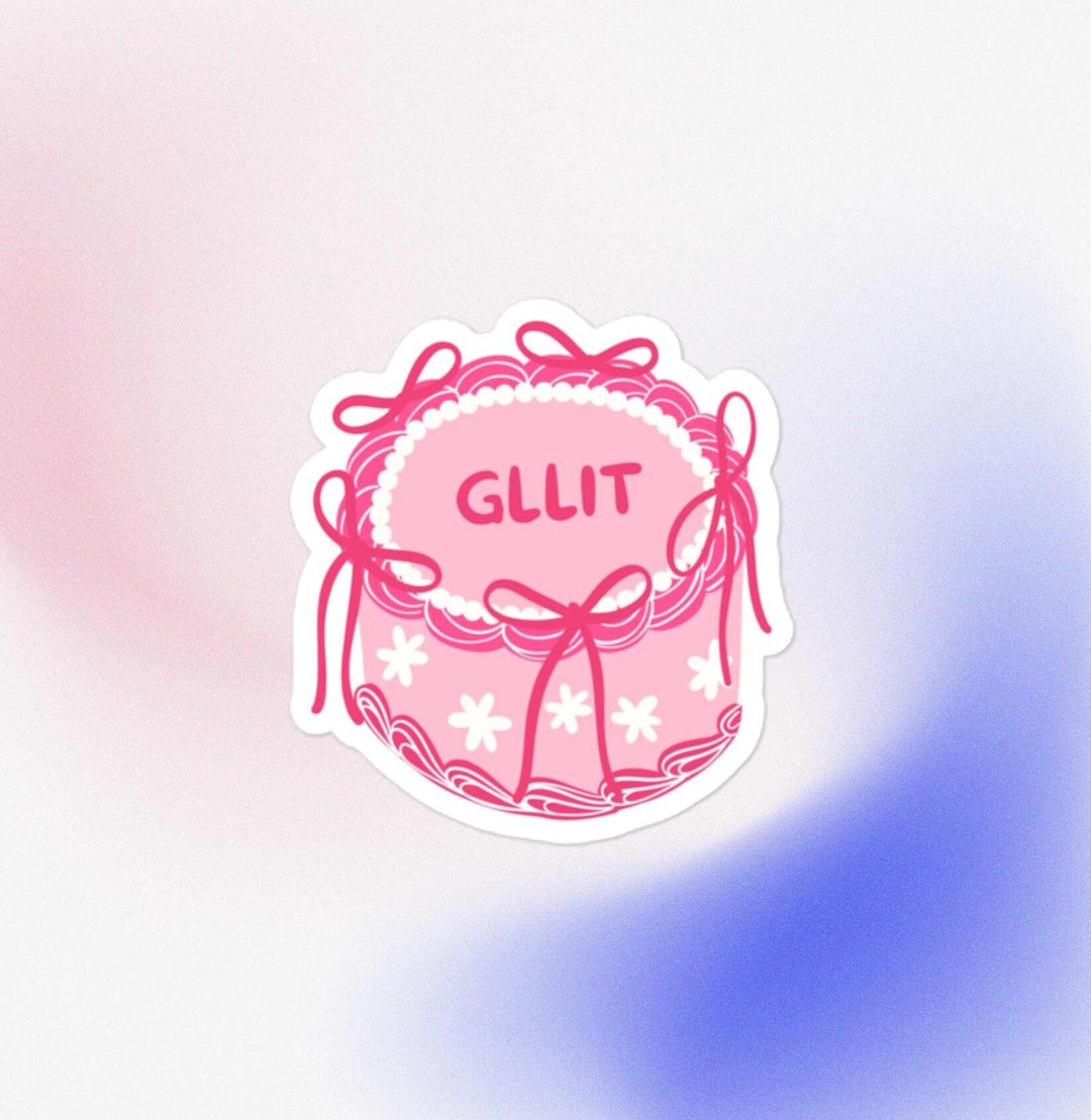 GLLIT Fandom Sticker ILLIT Inspired 3" Sticker | Kpop | Korean Lunchbox Cake Aesthetic - Etsy