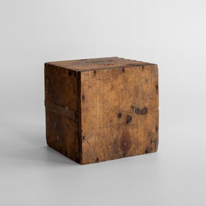 Swedish Antique Wooden Measuring Box / Vessel Vintage Scandinavian ...