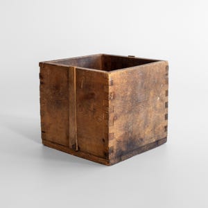 Swedish Antique Wooden Measuring Box / Vessel Vintage Scandinavian ...