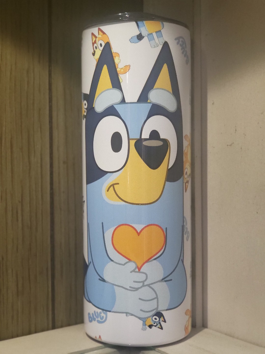 20oz Tumbler - Bluey Heart - Etsy