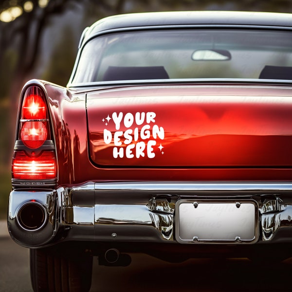 Car Decal Mockup - Etsy